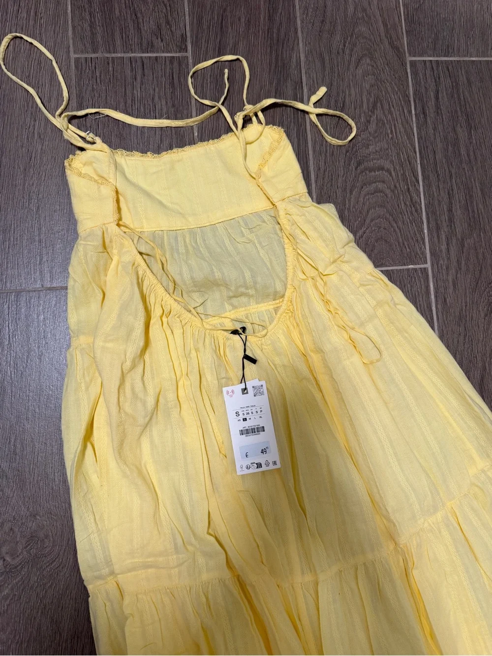 Zara | Dresses | Zara Yellow Maxi Dress | Poshmark